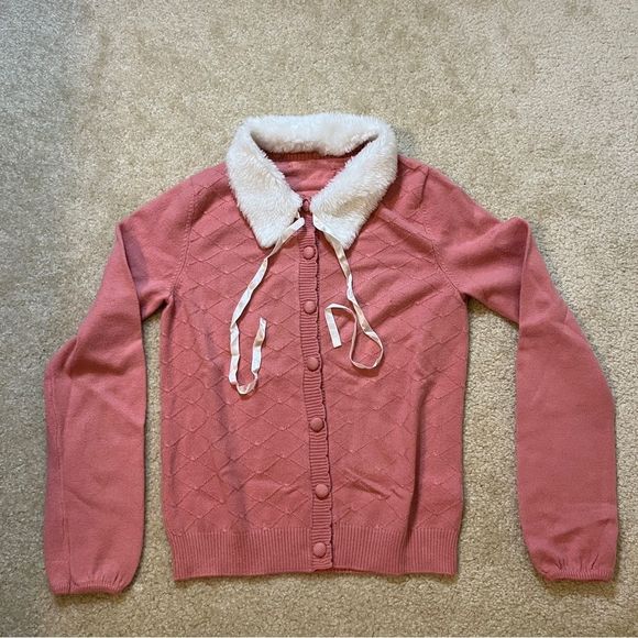 Tops | Fuzzy Button Down Shirt | Poshmark